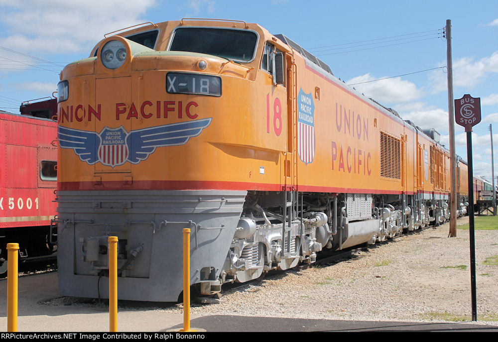 One of the most fascinating pices is this 1960-built gas turbine locomotive