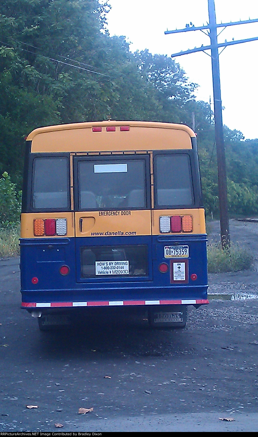CSX bus back side