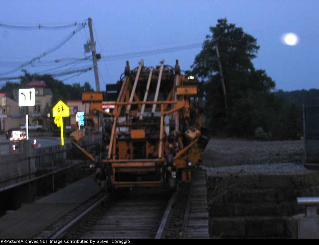 Working end view of Track Alignment Machine.
