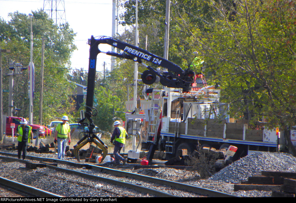 CSX ROW maintenance work