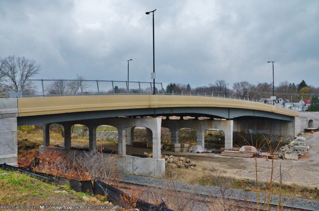 So this is Fairchild Ave. bridge. Now open.