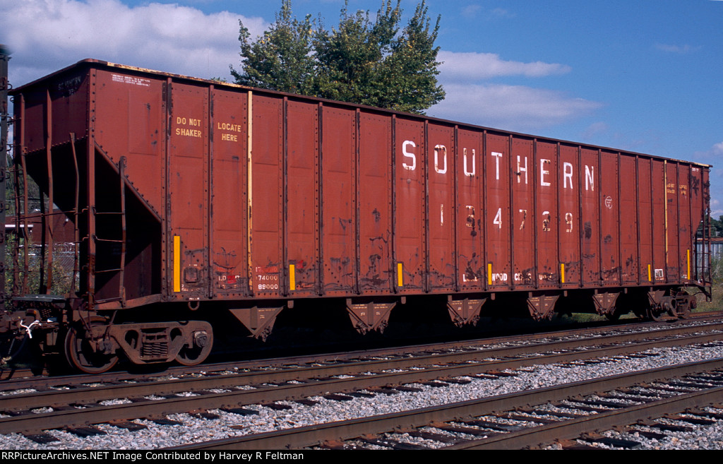 Southern Railway woodchip hopper #134729