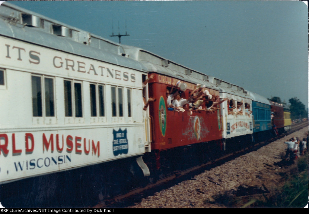 Circus train passenger cars
