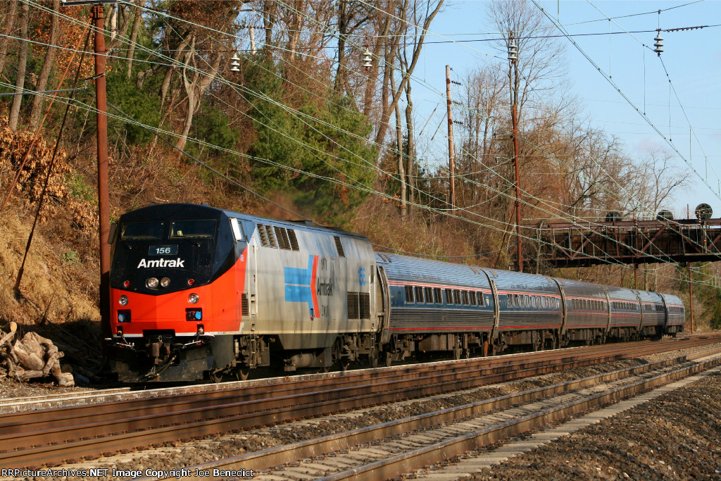 Amtrak Heritage engine #156