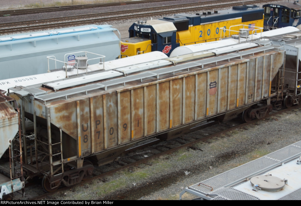 Union Pacific covered hopper