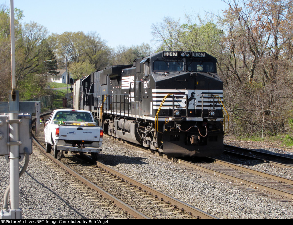 River LINE track car