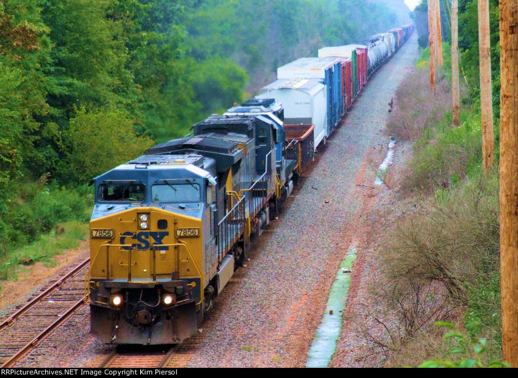 CSX 7836 R434 Reroute Train on the CSX Trenton Line