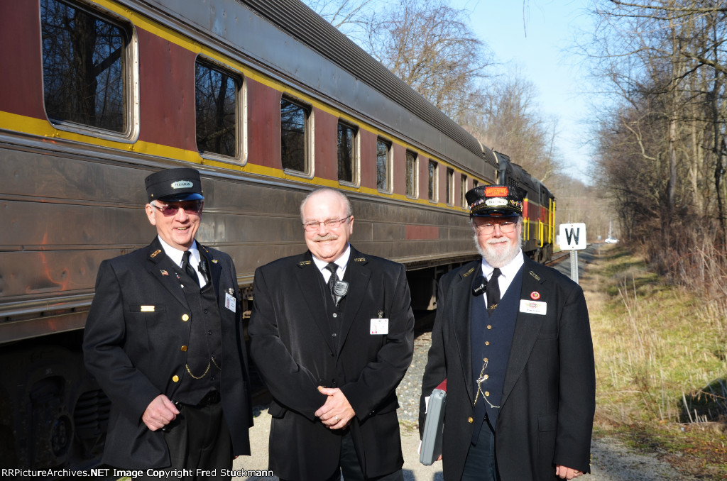 A part of the train crew.