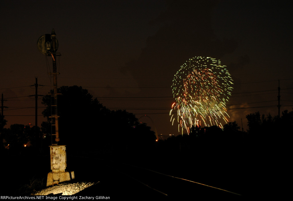 Signal watching 4th of July Fireworks