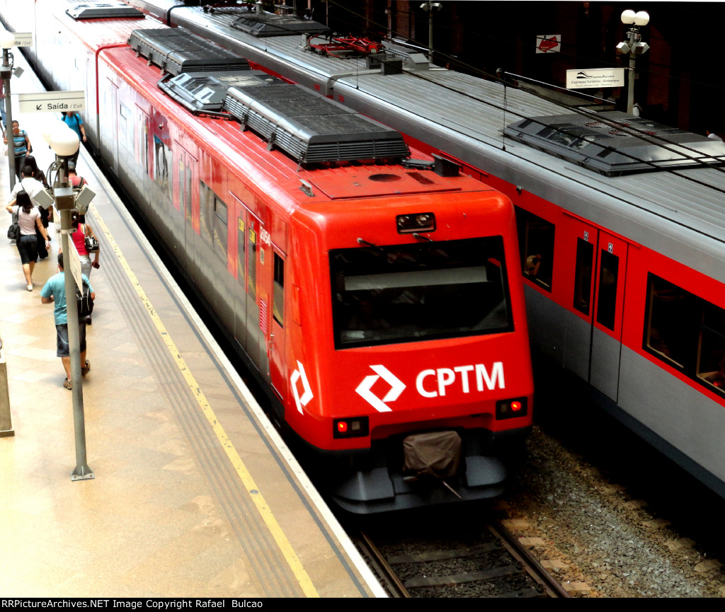 Luz Station with a CPTM Commuter Train