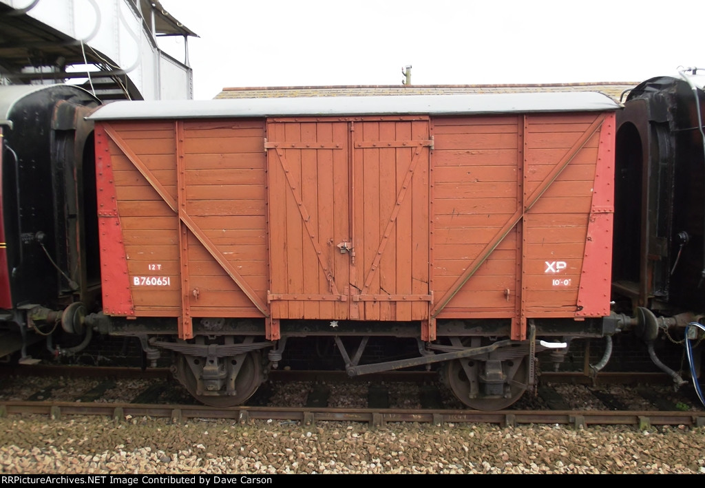 12T van B750651 at East Anglian Railway Museum