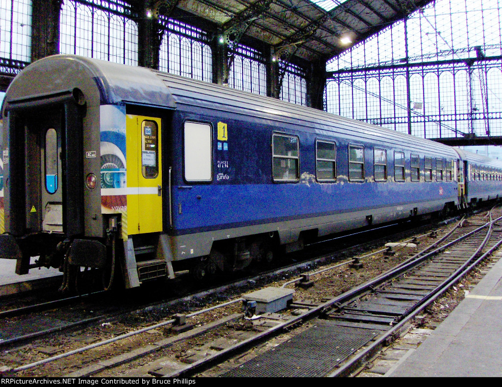 French SNCF Couchette sleeper at Paris Austerlitz