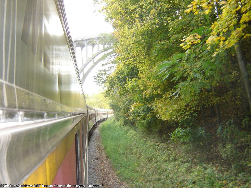 PASSING UNDER Ohio Route 82 OVER PASS
