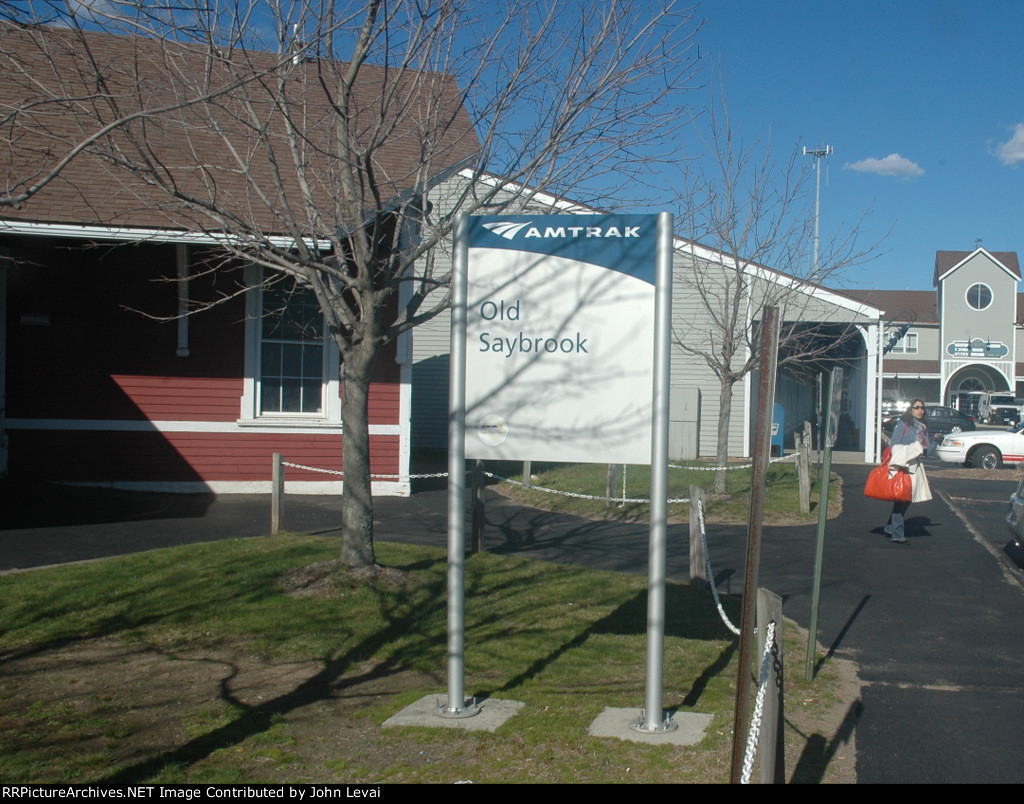 Amtrak Station Sign