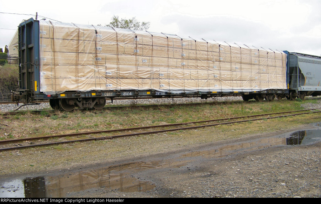 CBRY 2124 with a Weyerhaeuser lumber load