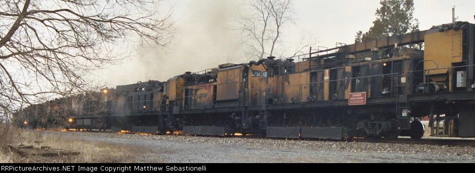 LORAM Rail Grinder Train