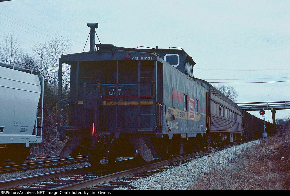 SCL 01031 on the rear of train #108, the Ga. RR mixed.