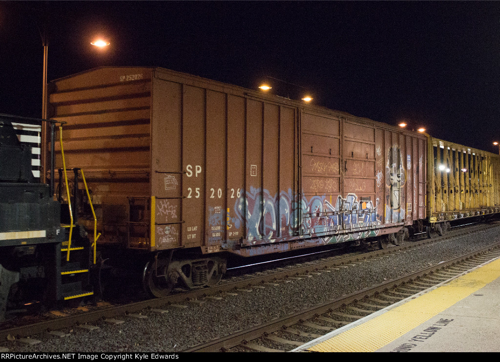 SP Box Car #252026 on WCPA-29