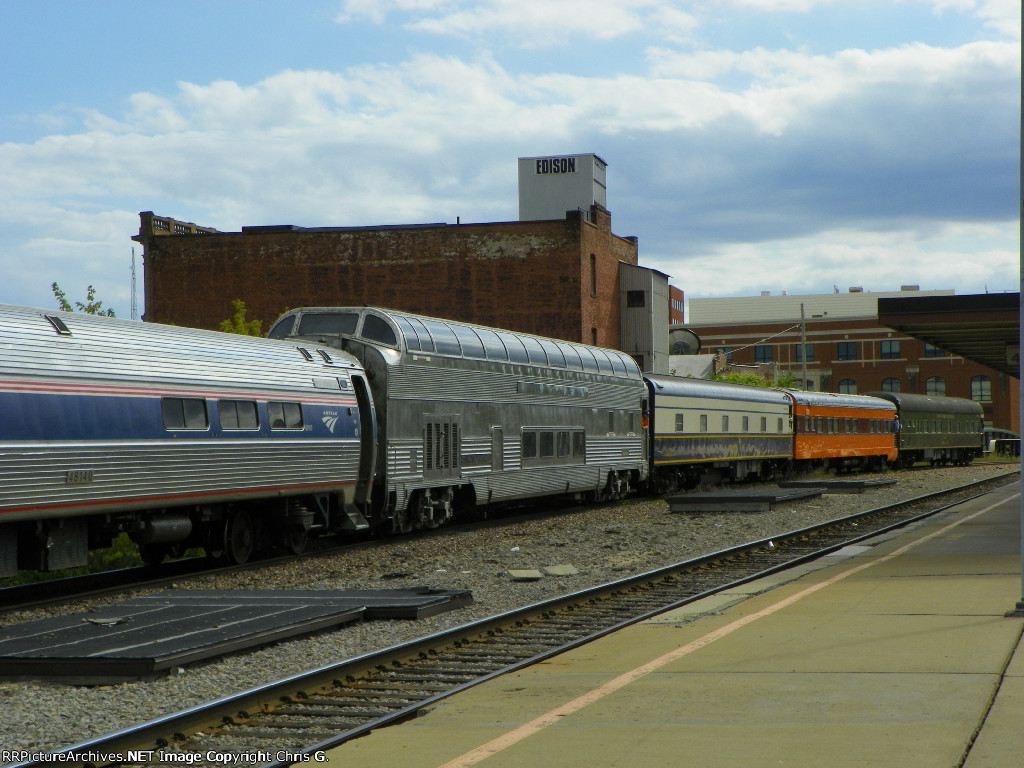 The Four Beautifully Restored Passenger Cars On The Amtrak Excursion Train
