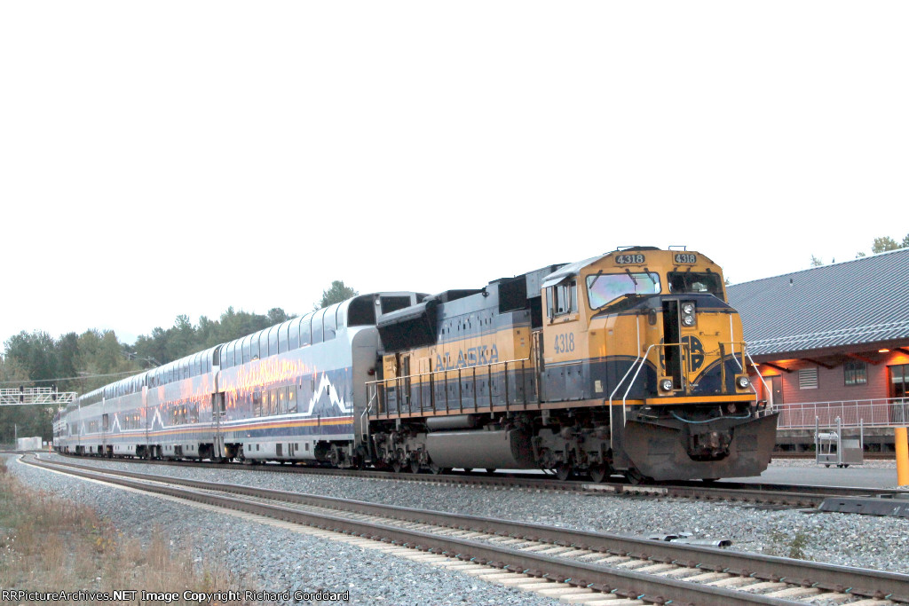 Southbound Cruise Ship Train