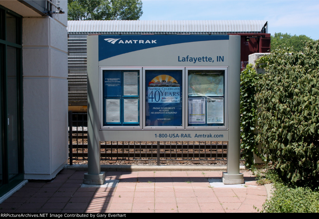 Amtrak Sign