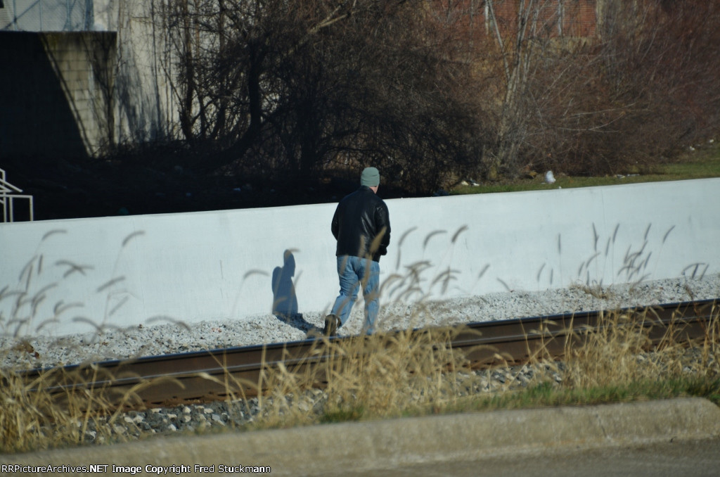 A time traveler on Nit Wit Alley.