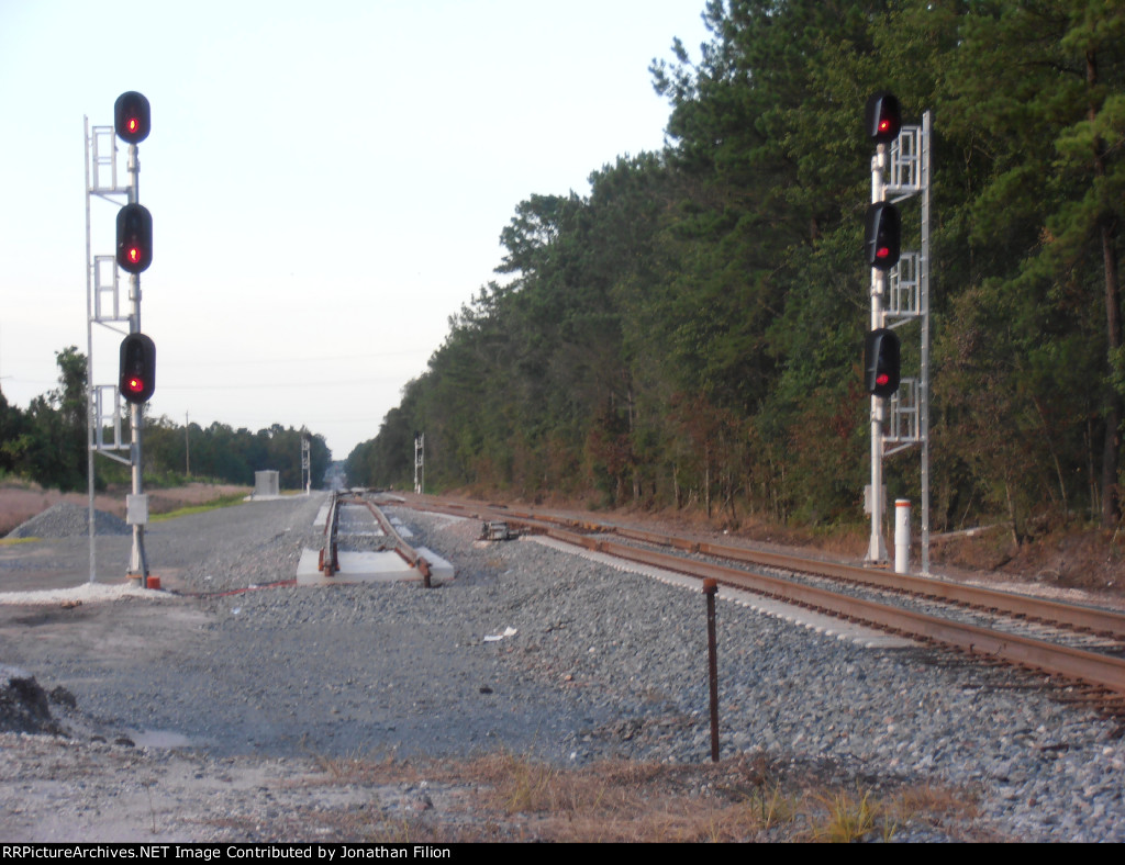 Start of secound main line from Callahan to Crawford, FL