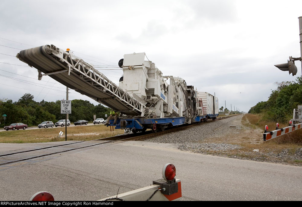 Balfour Beatty Rail Undercutter on the FEC