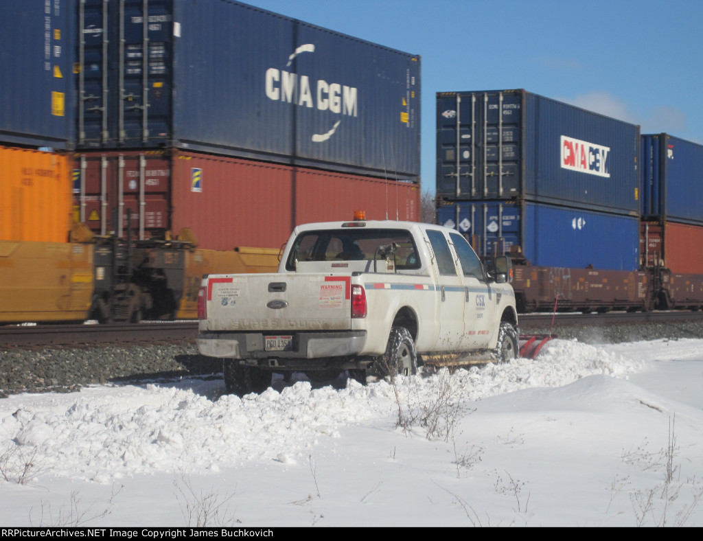 CSX Snow Plow