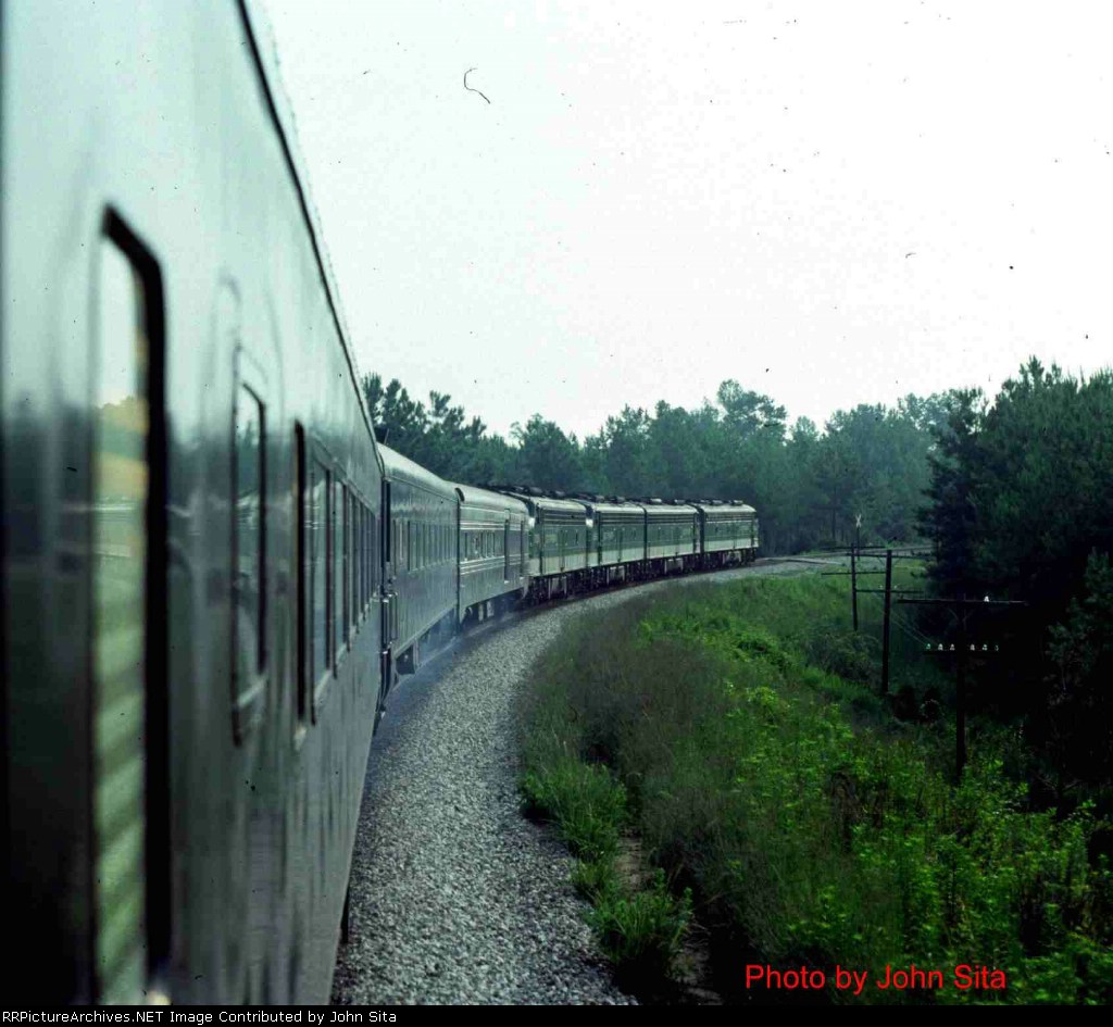 Southern Crescent, northbound, somewhere in south Mississippi