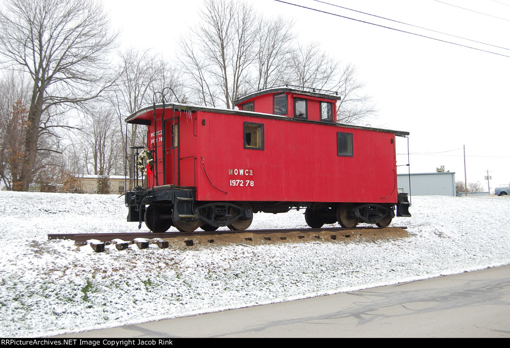 Caboose In The Snow