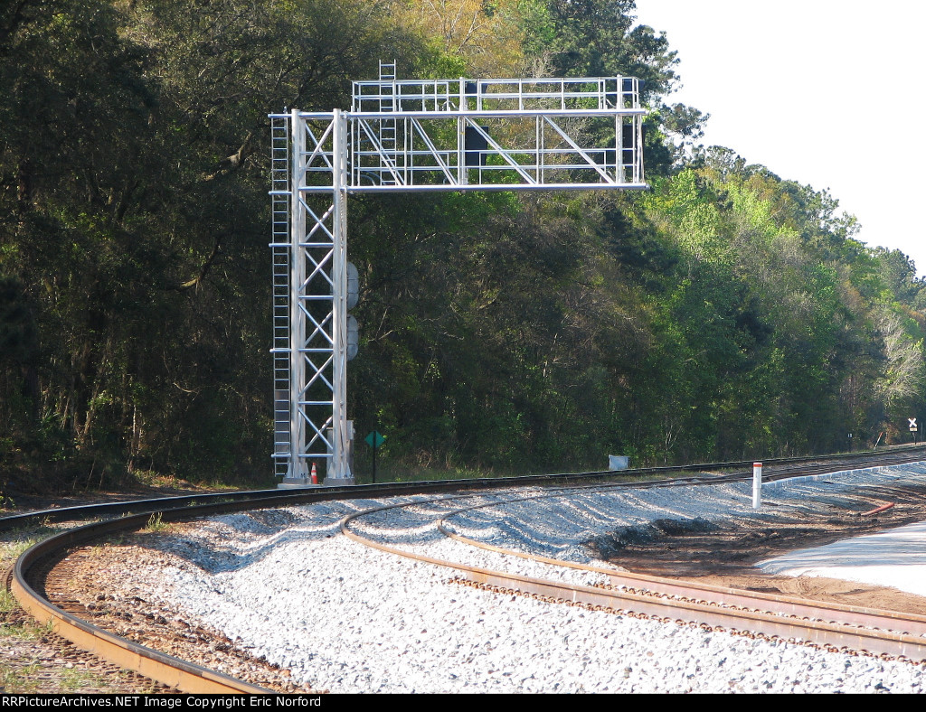 New Signal bridge at Callahan on the S Line (Callahan Sub)