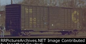 B&O boxcar, #486598