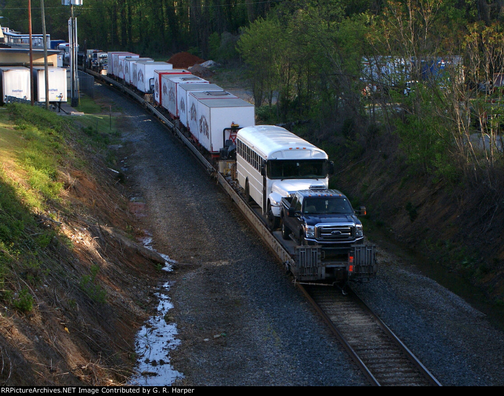 The rear of the Ringling Blue Unit from Bedford Ave.