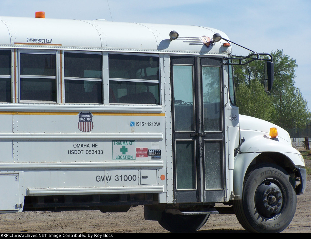 Union Pacific M of W Work Crew Bus UP MOW 1915-1212W