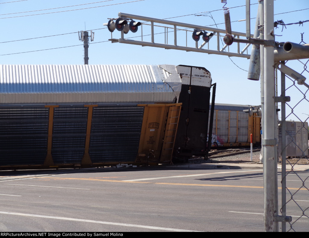 Notice the concrete it scrapped up.