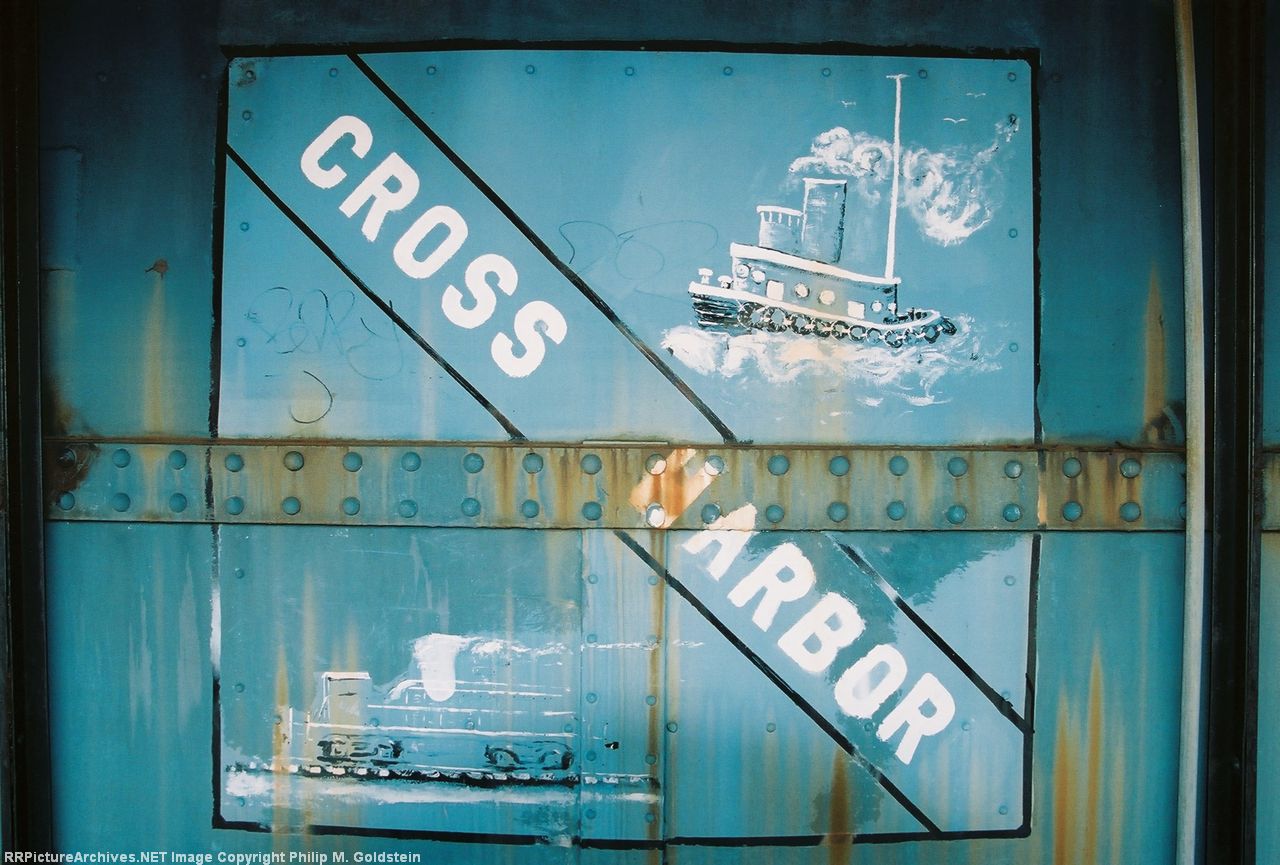 New York Cross Harbor logo on the caboose