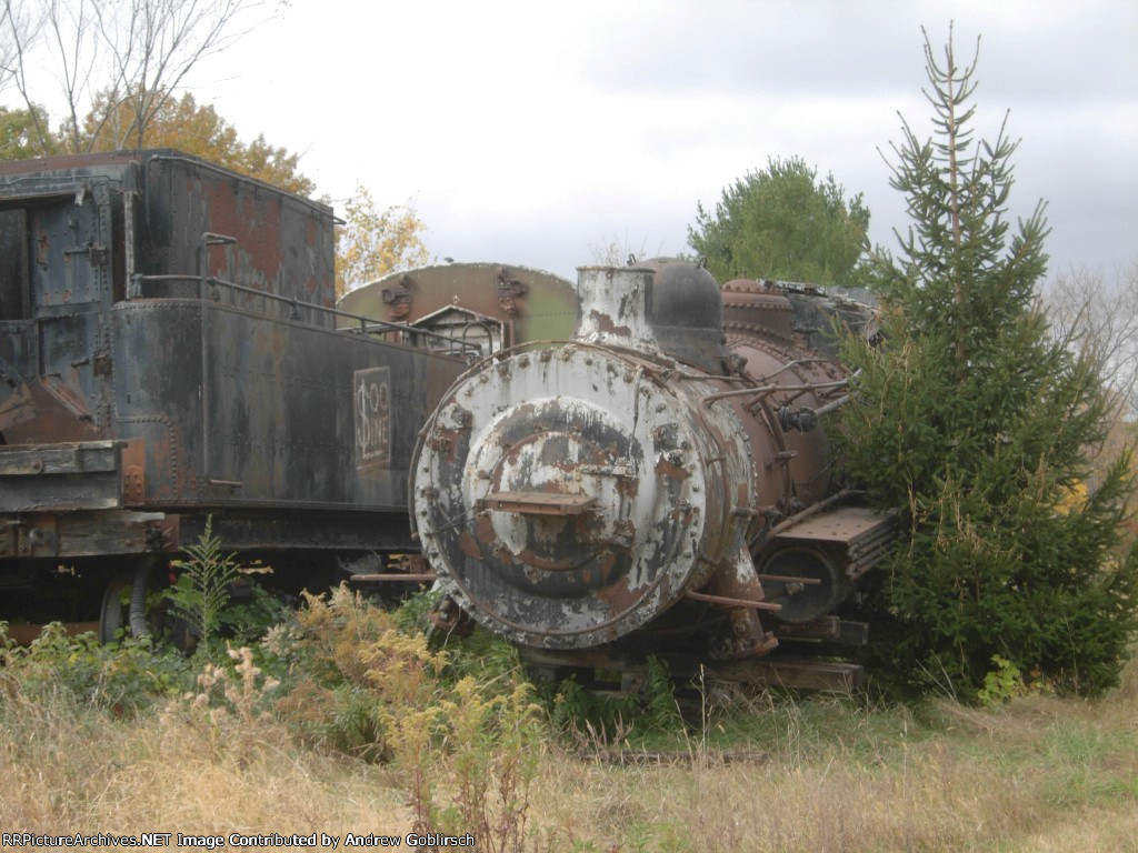 SOO 2425 on Display on a Chilly Day