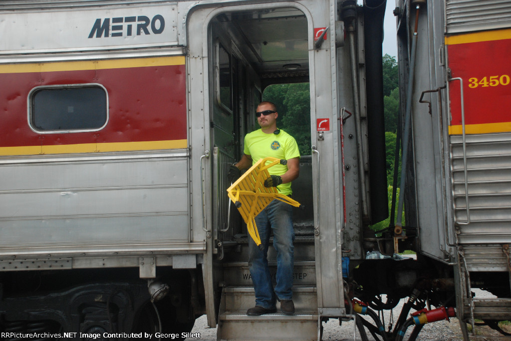Bike car gets ready.