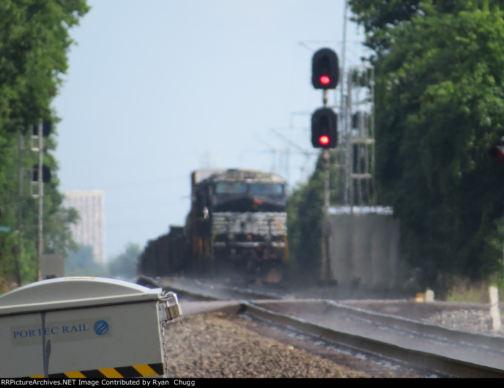 It had just stopped raining.