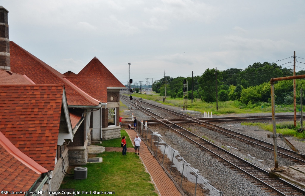 Looking west toward the old EL Yard.