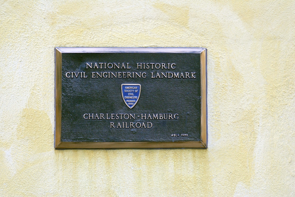 Plaque on the SCC Office building