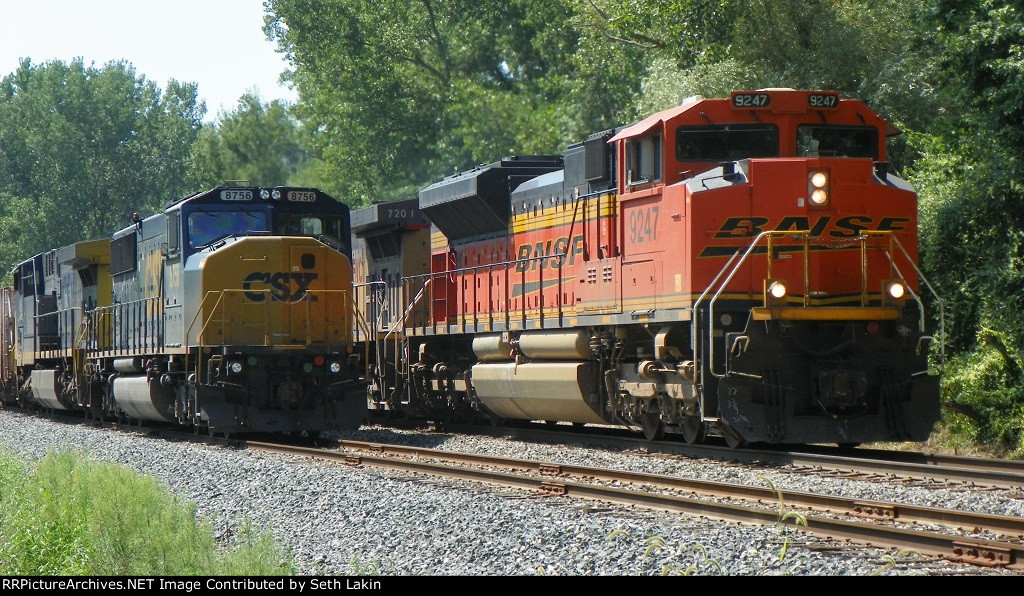 BNSF 9247 on CSX N910