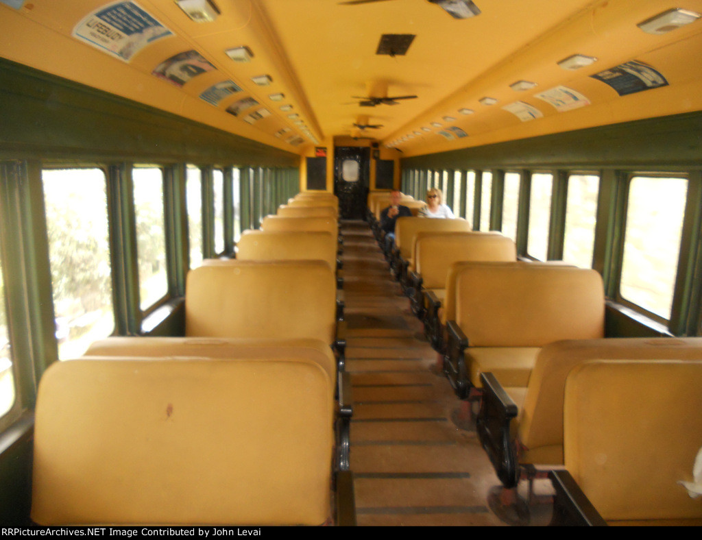 Interior of one of the old NYC Coaches on the D&U RR