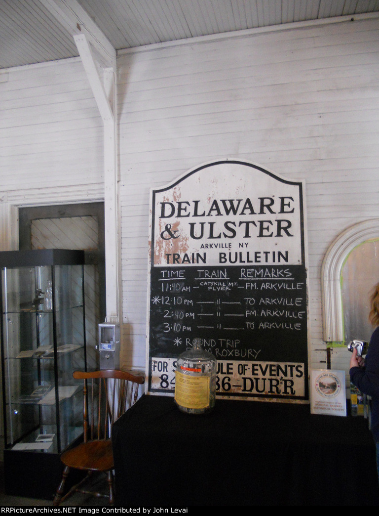 Old Schedule Board at Roxbury Station