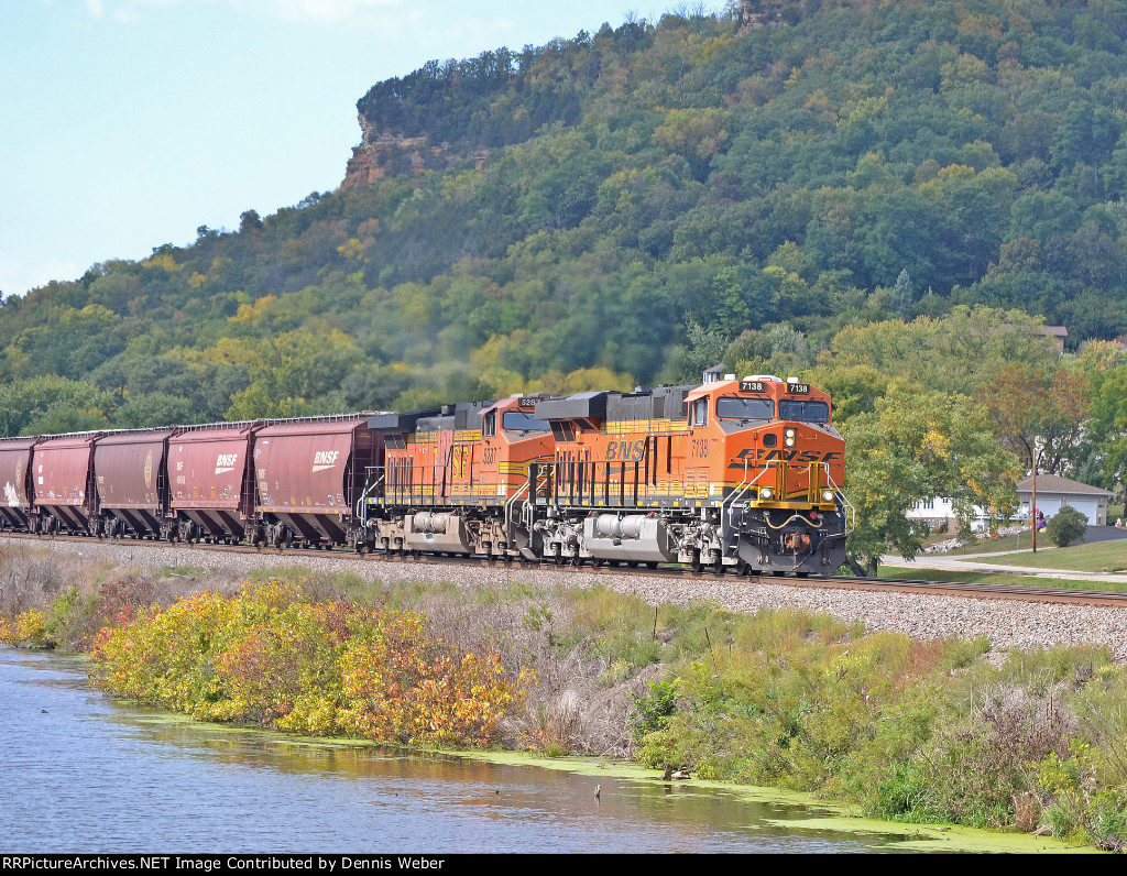 BNSF 7138, BNSF's St.Croix Sub.