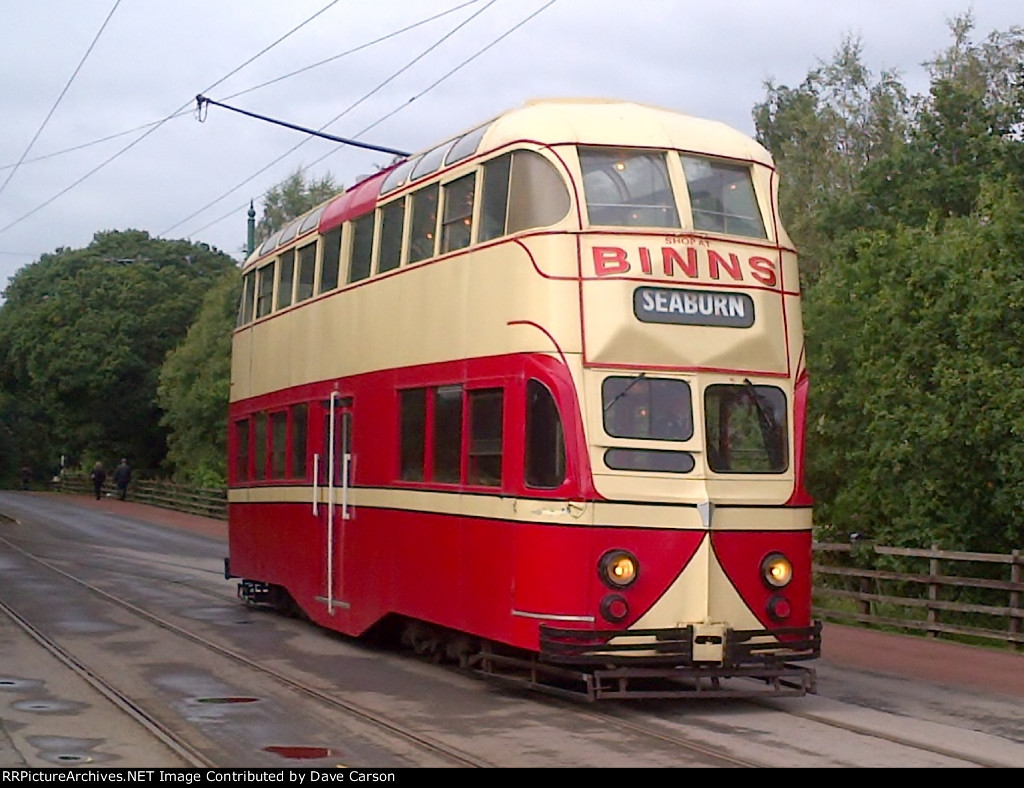 Blackpool Balloon Tram 703 masquerading as Sunderland 101