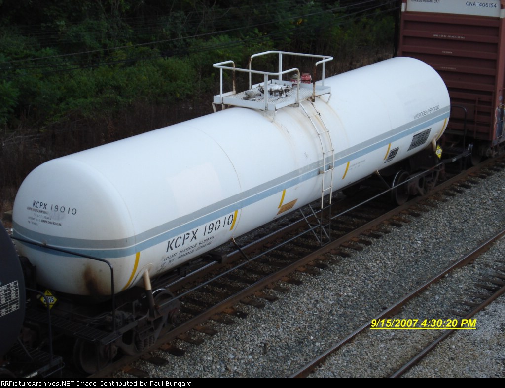 KCPX 19010 Tank Car Sept 15, 2007