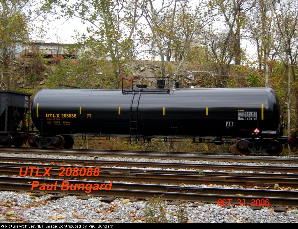 UTLX 208088 Tank Car 10/31/2006