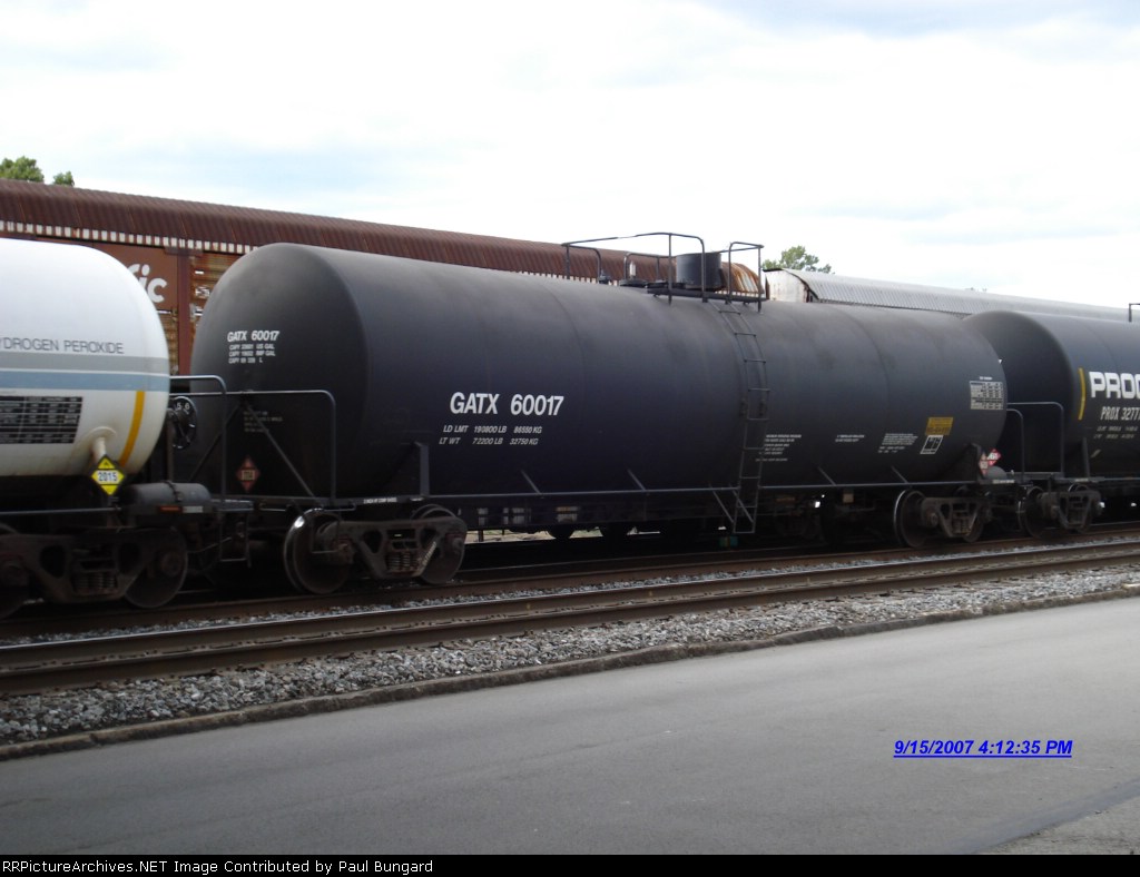 GATX 60017 Tank Car Sept 15, 2007